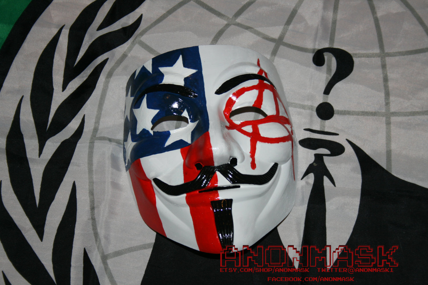 Anonymous Mask Facebook Cover Hd