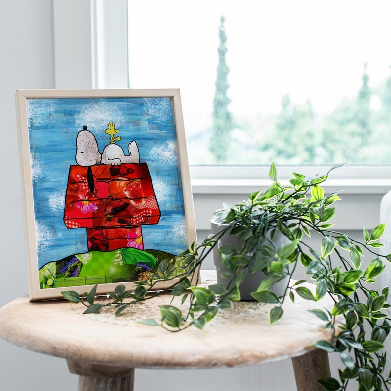 Snoopy Wall Art - Etsy