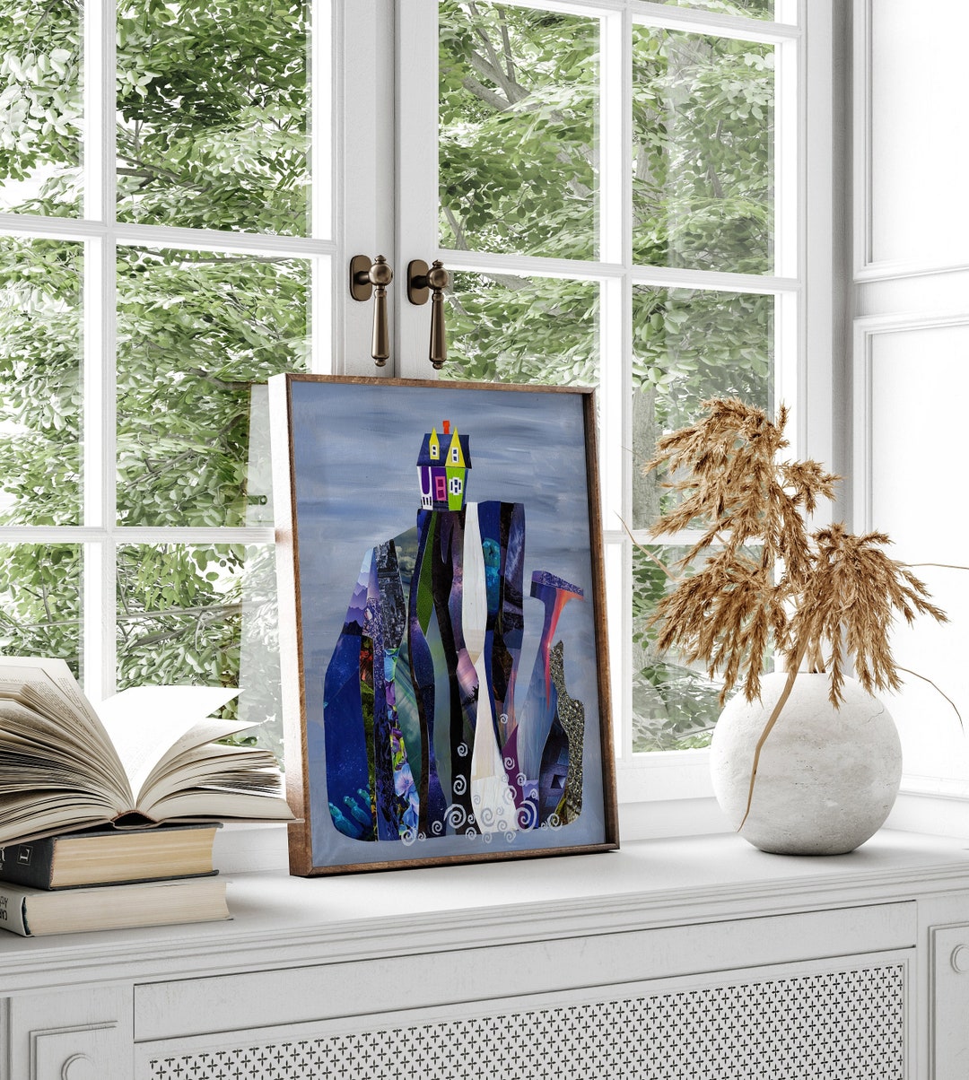 Up Movie Fireplace Art, up Wall Art Print, Christmas Gift Ideas, Gift ...