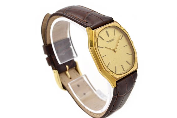 Vintage Bulova P2 Manual Wind Gold Plated Ladies Peti… - Gem