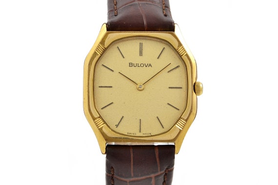Vintage Bulova P2 Manual Wind Gold Plated Ladies Peti… - Gem