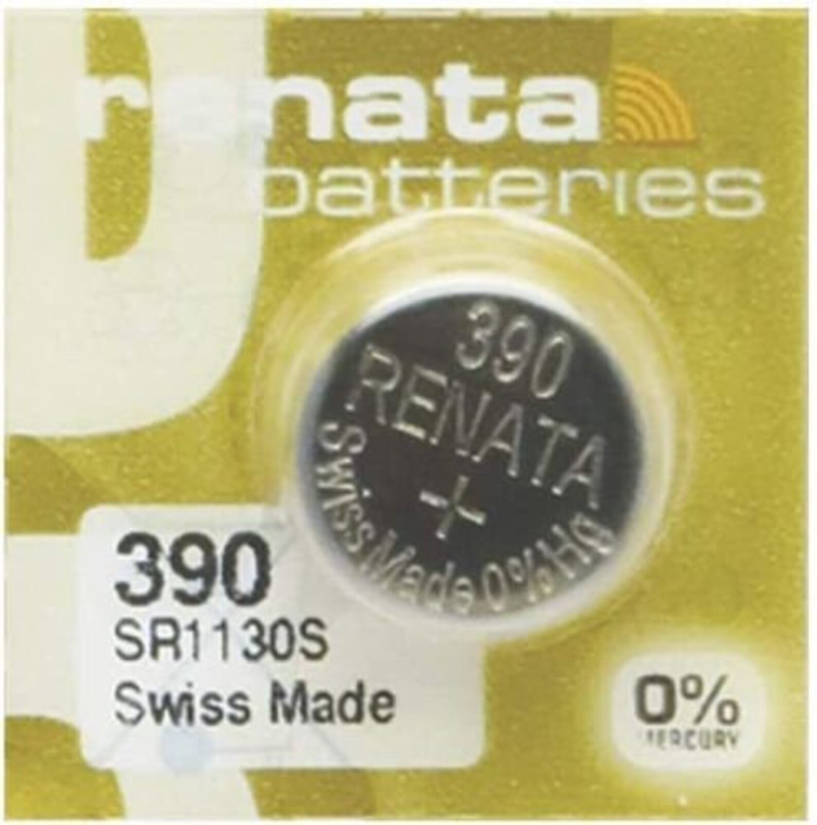 390 Renata Premium Battery EOL Optimized Extended Lifetime Swiss Watch ...