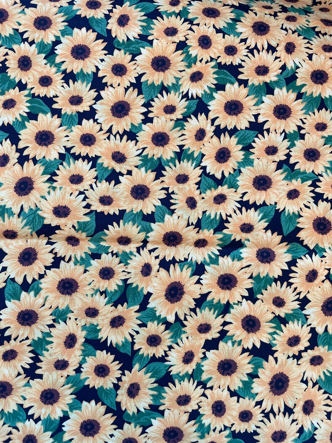 Sunflower Fabric Keepsake Calico - Etsy