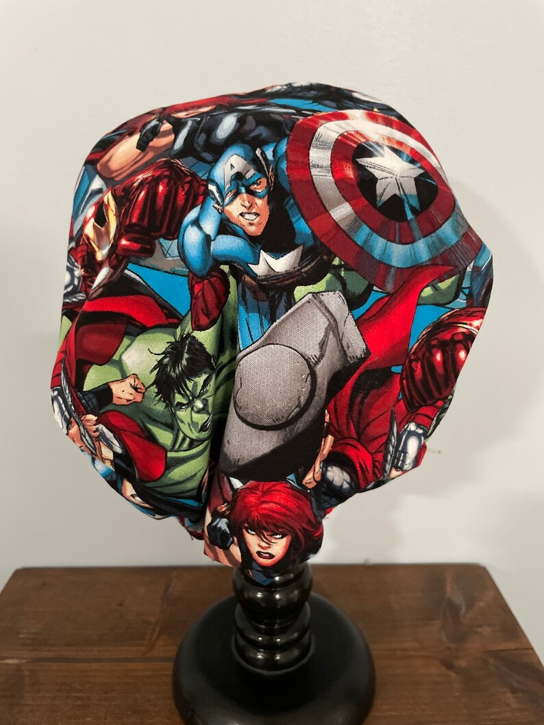 Scrub Cap Marvel Comics Superhero Surgical Cap PPE Hospital - Etsy