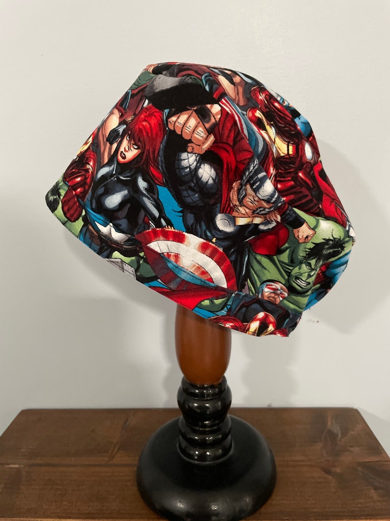 Scrub Cap Marvel Comics Superhero Surgical Cap PPE Hospital - Etsy