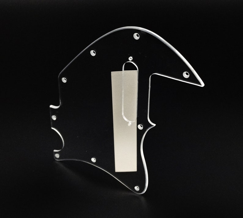 Clear Acrylic Cropped Pickguard & Control Plate for Merle Haggard Style ...