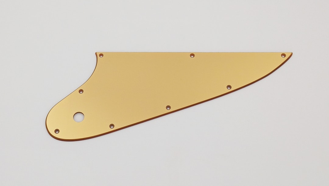 Metallic Gold Acrylic Lefthand Pickguard for Gibson Firebird Guitar ...