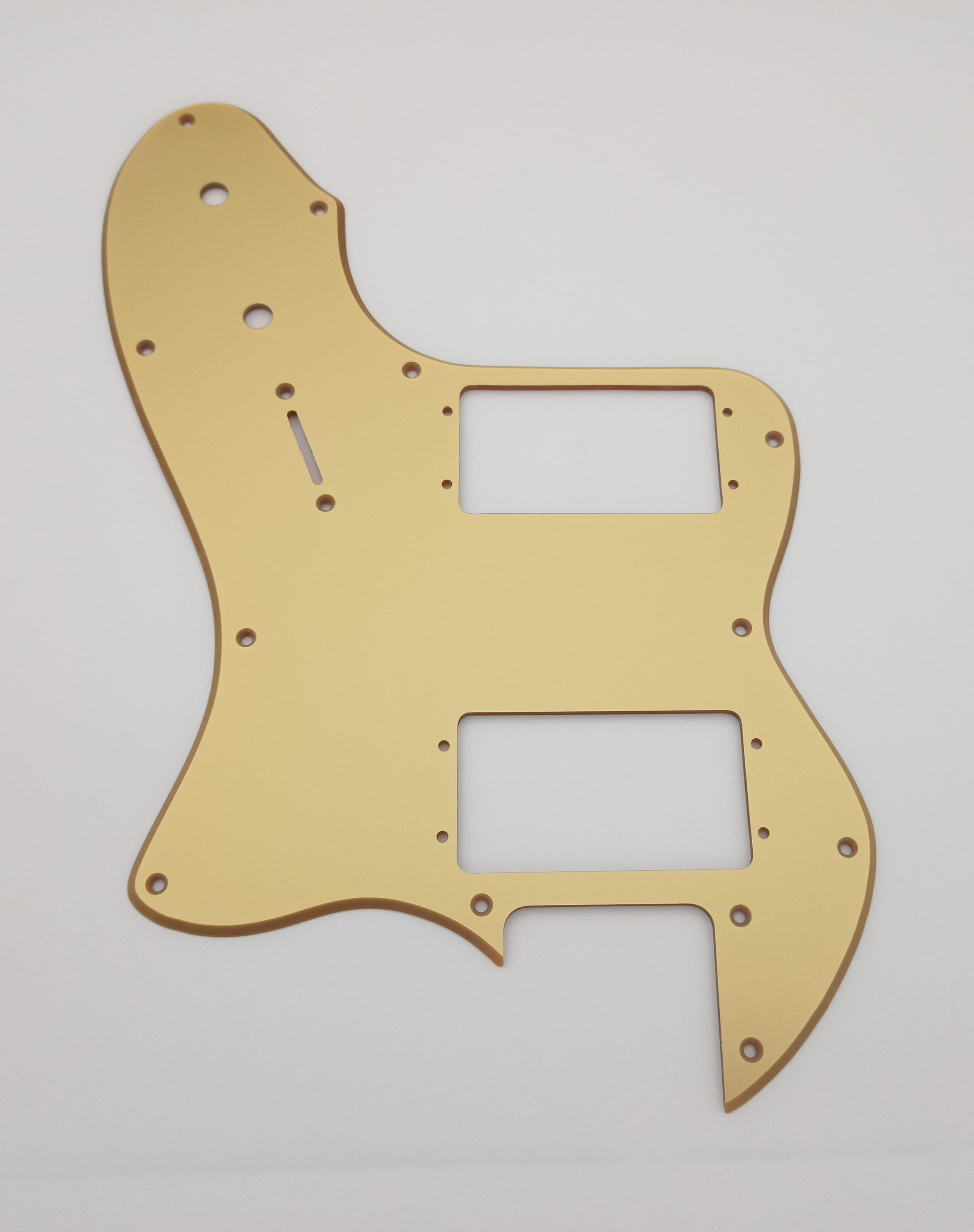 Metallic Gold Acrylic Pickguard for Us/mex Fender Telecaster Thinline ...