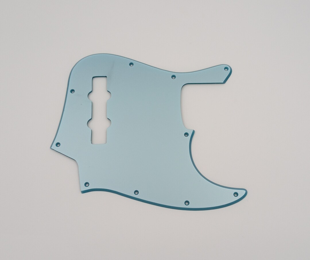 Metallic Ice Blue Acrylic Pickguard for Fender Jazz Bass-various Models ...