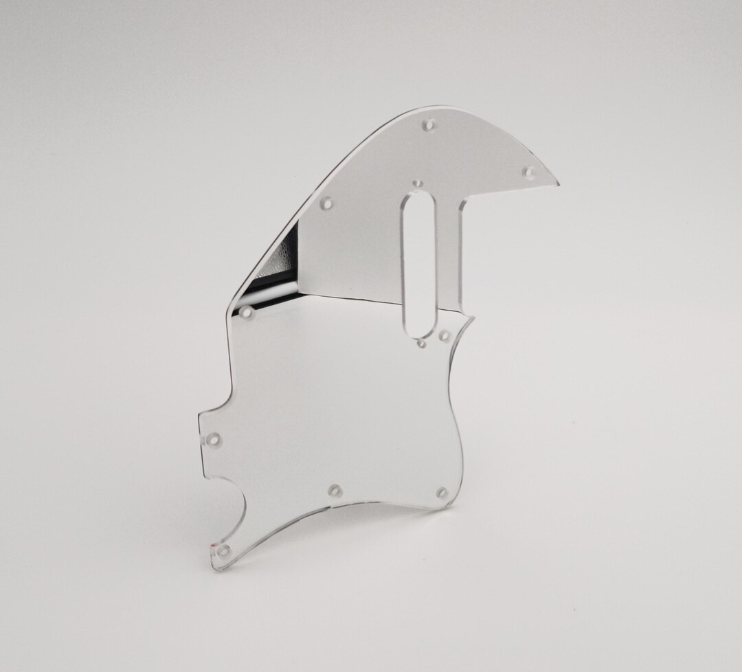 Chrome Mirror Acrylic Cropped Pickguard for Merle Haggard Style ...