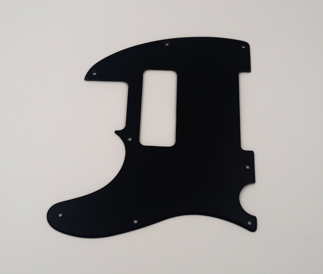 8 Hole Black Acrylic Lefthand Pickguard for Us/mex Fender Telecaster ...