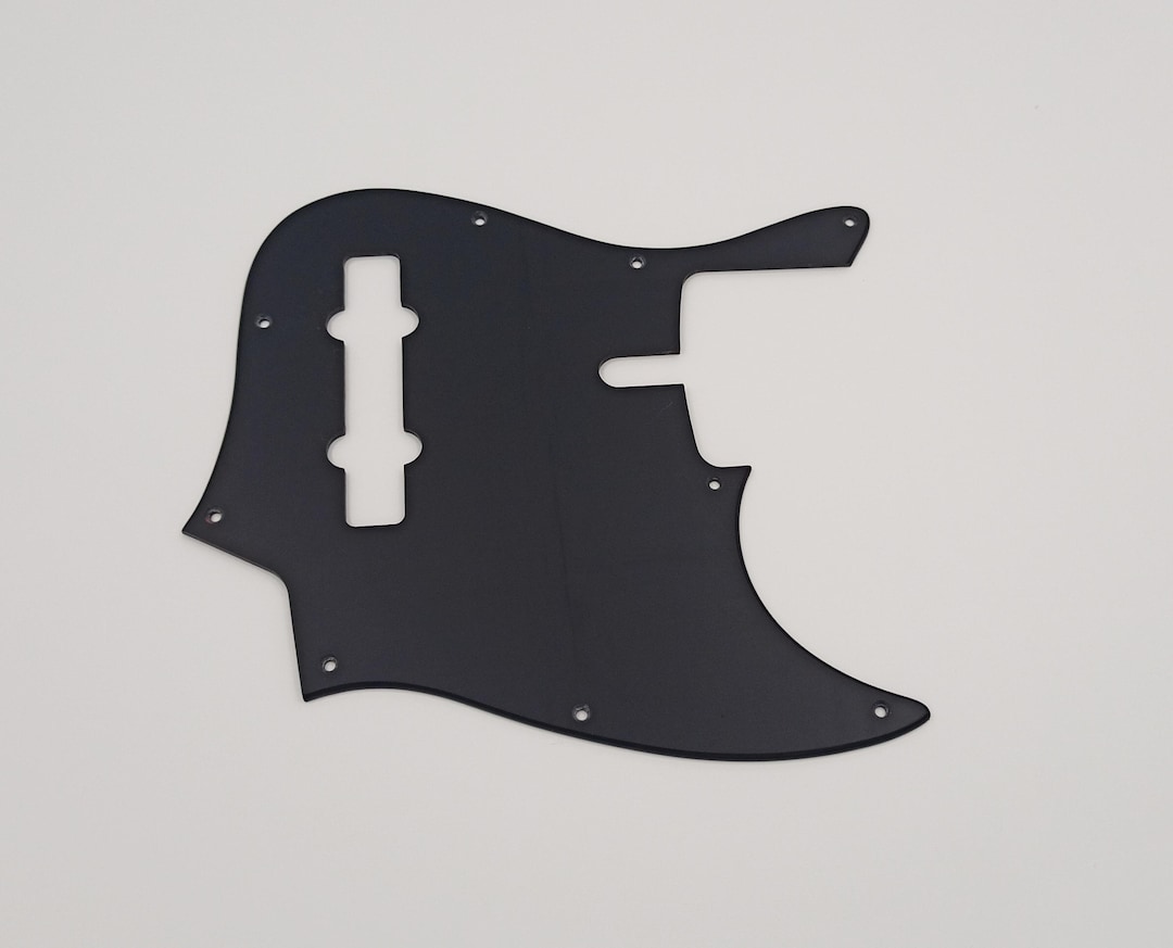 Black Acrylic Pickguard for Marcus Miller V-SERIES 5 String Jazz Bass ...
