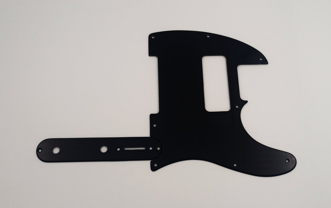 8 Hole Black Acrylic Pickguard & Control Plate for Fender Telecaster ...