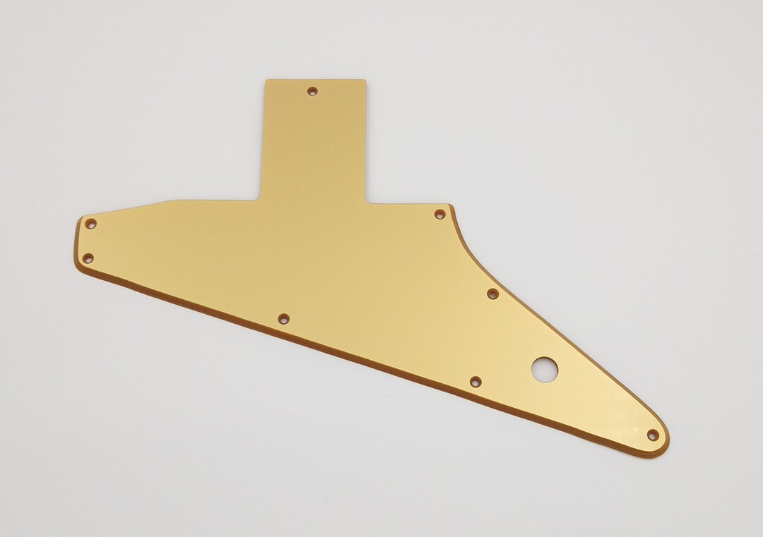 Metallic Gold Acrylic Pickguard for Epiphone Explorer 58' Reissue ...