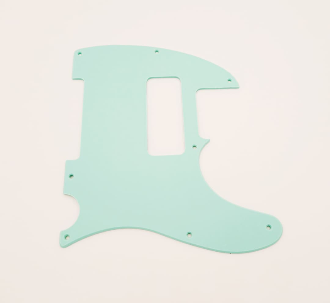 8 Hole Spearmint Green Acrylic Pickguard for Us/mex Fender Telecaster ...