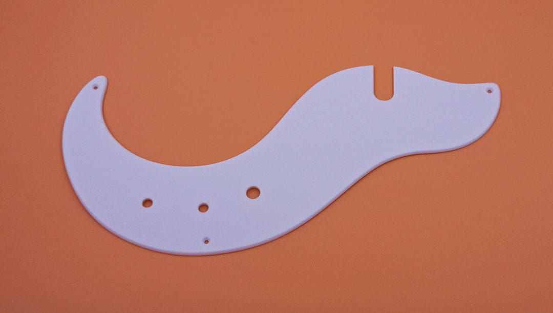 White Acrylic Pickguard for Danelectro Dc59 Guitar - Etsy