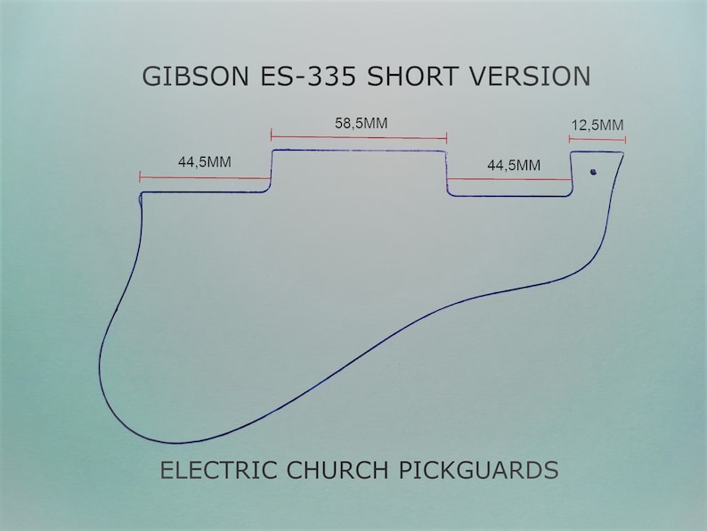 Clear Acrylic Pickguard for GIBSON ES-335 Guitar - Etsy
