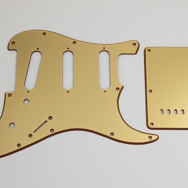 Gold Stratocaster Pickguard - Etsy