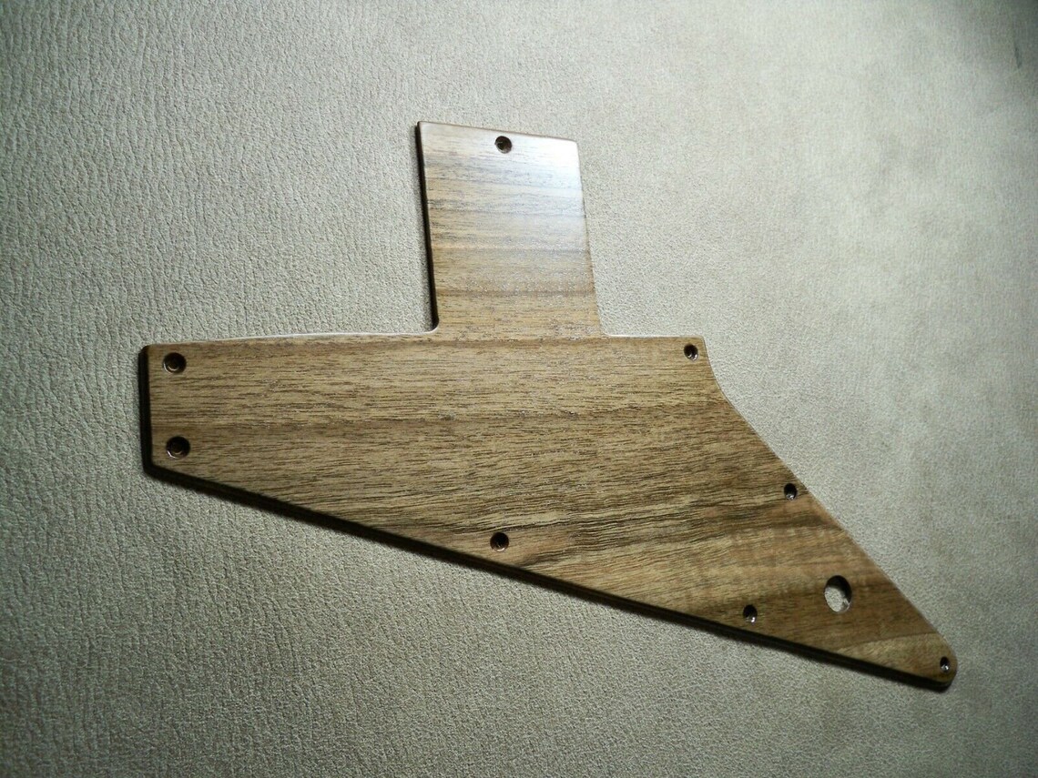 Walnut solid wood pickguard for GIBSON EXPLORER T guitar | Etsy