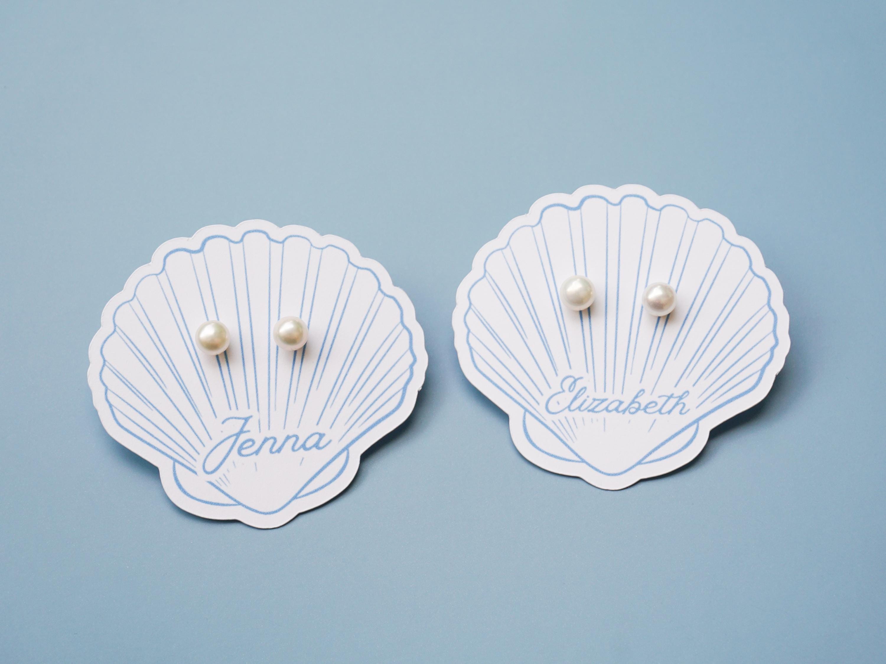 Seashell Custom Party Favor Under the Sea Girl Mermaid Birthday Party ...