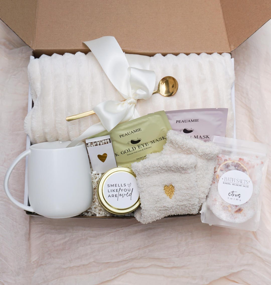 Sending a Hug Gift Box Best Friend Birthday Gift Basket for Her Women ...