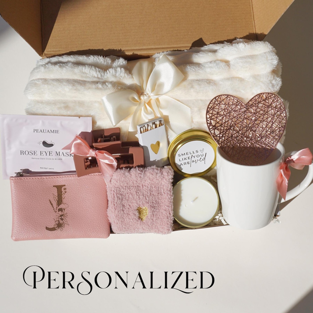 Sending a Hug Gift Box Birthday Gift Basket for Her Women Self Care ...