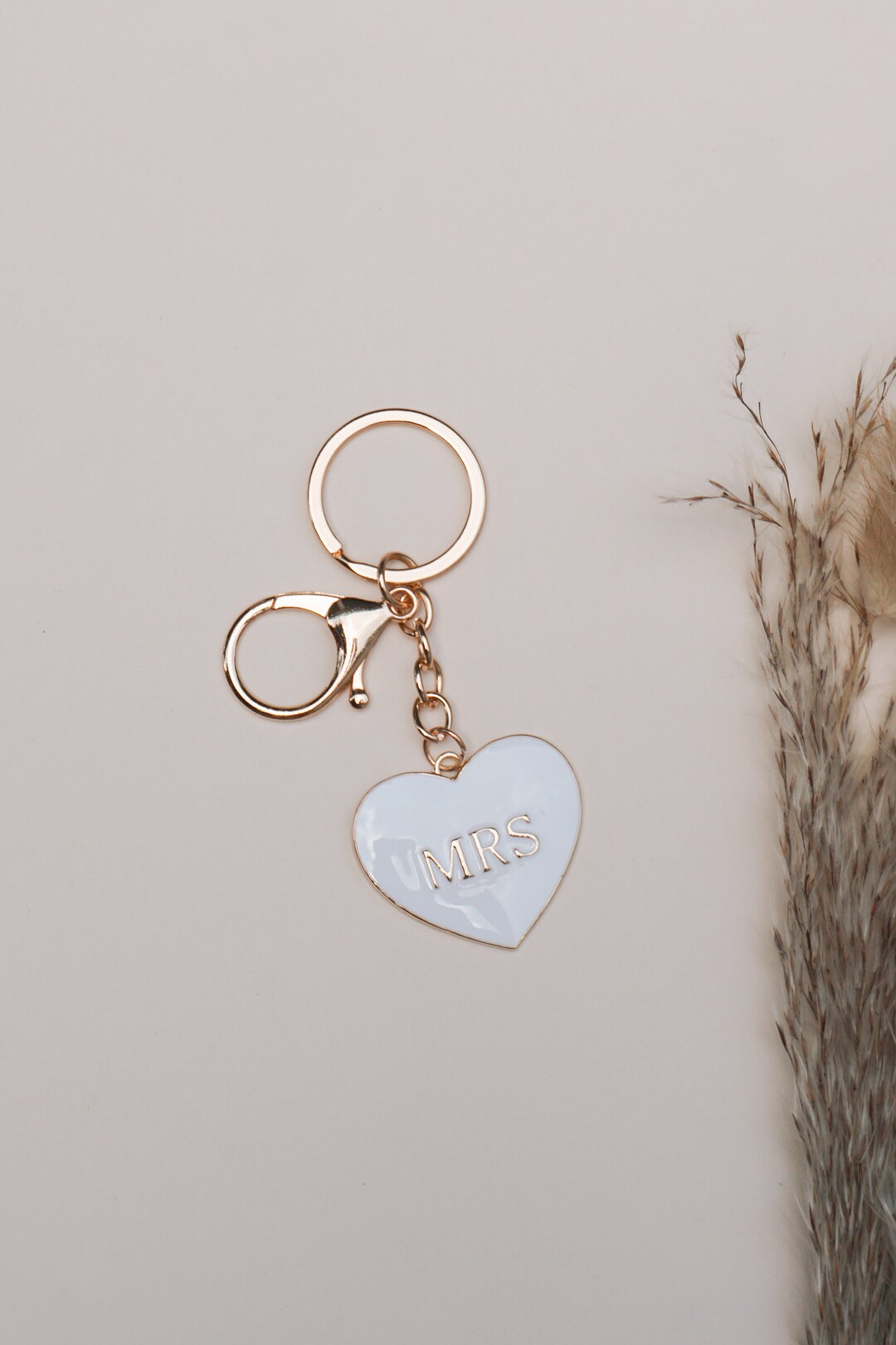 Mrs Keychain Bride Key Chain Best Friend Engagement Gift for Her Friend ...