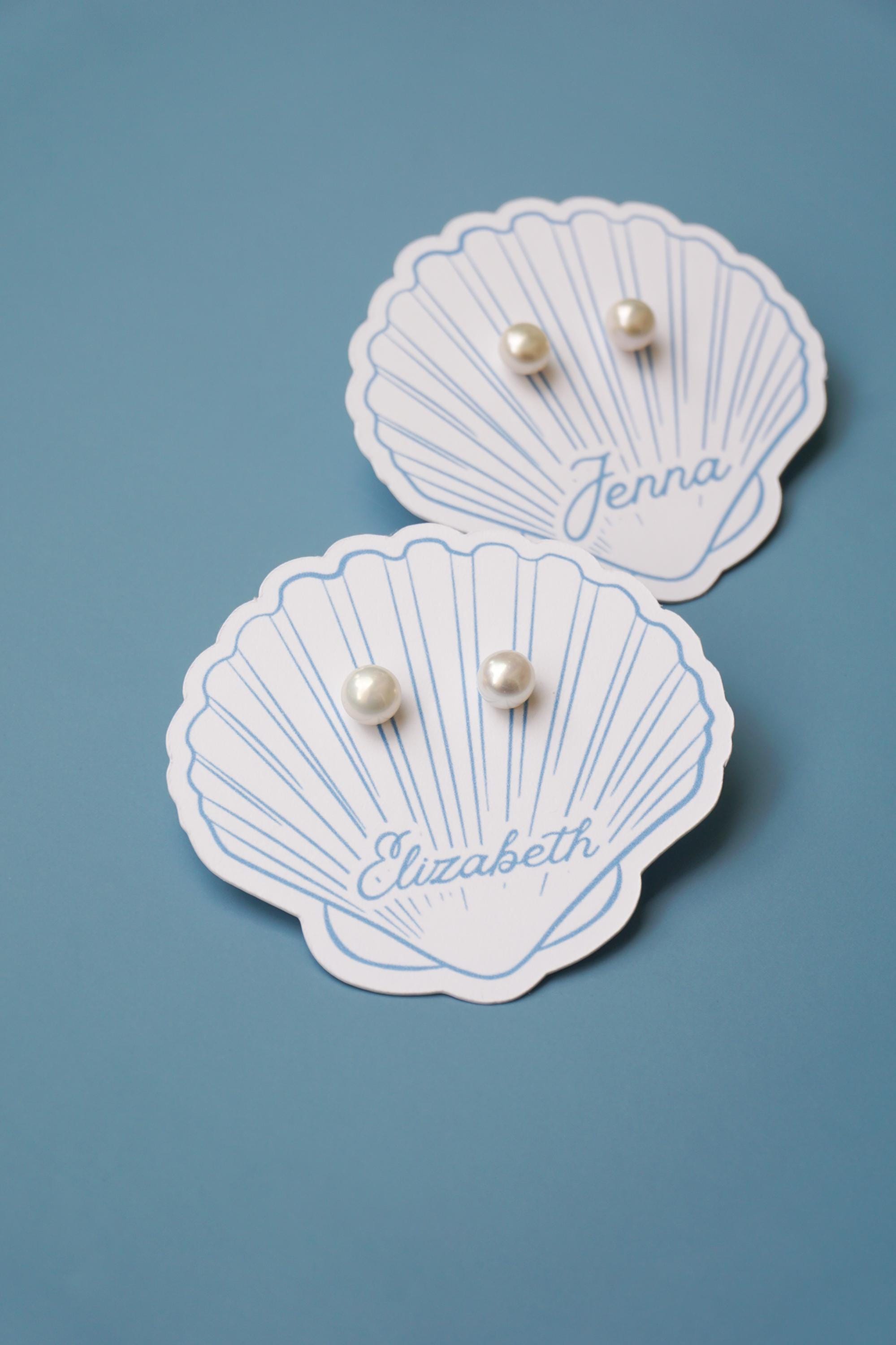 Seashell Custom Party Favor Under the Sea Girl Mermaid Birthday Party ...