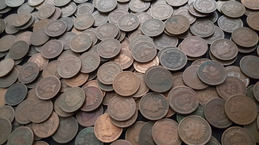 ONE (1) Indian Head Penny 1c Cent Coin // 1859-1909 // Old U.S. Coins ...