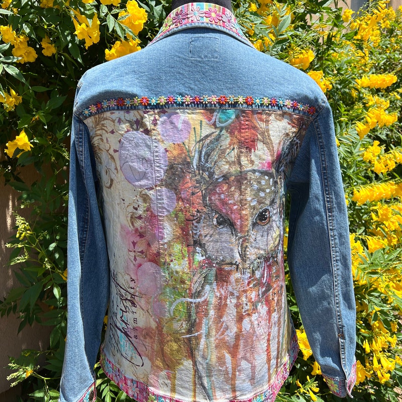 Upcycled Jean Jacket - Etsy
