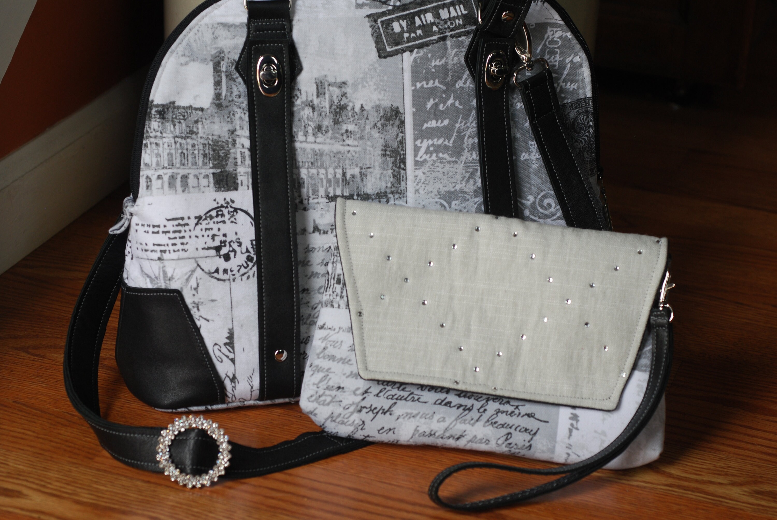 Shoulder Bag With Detachable Clutch - Etsy