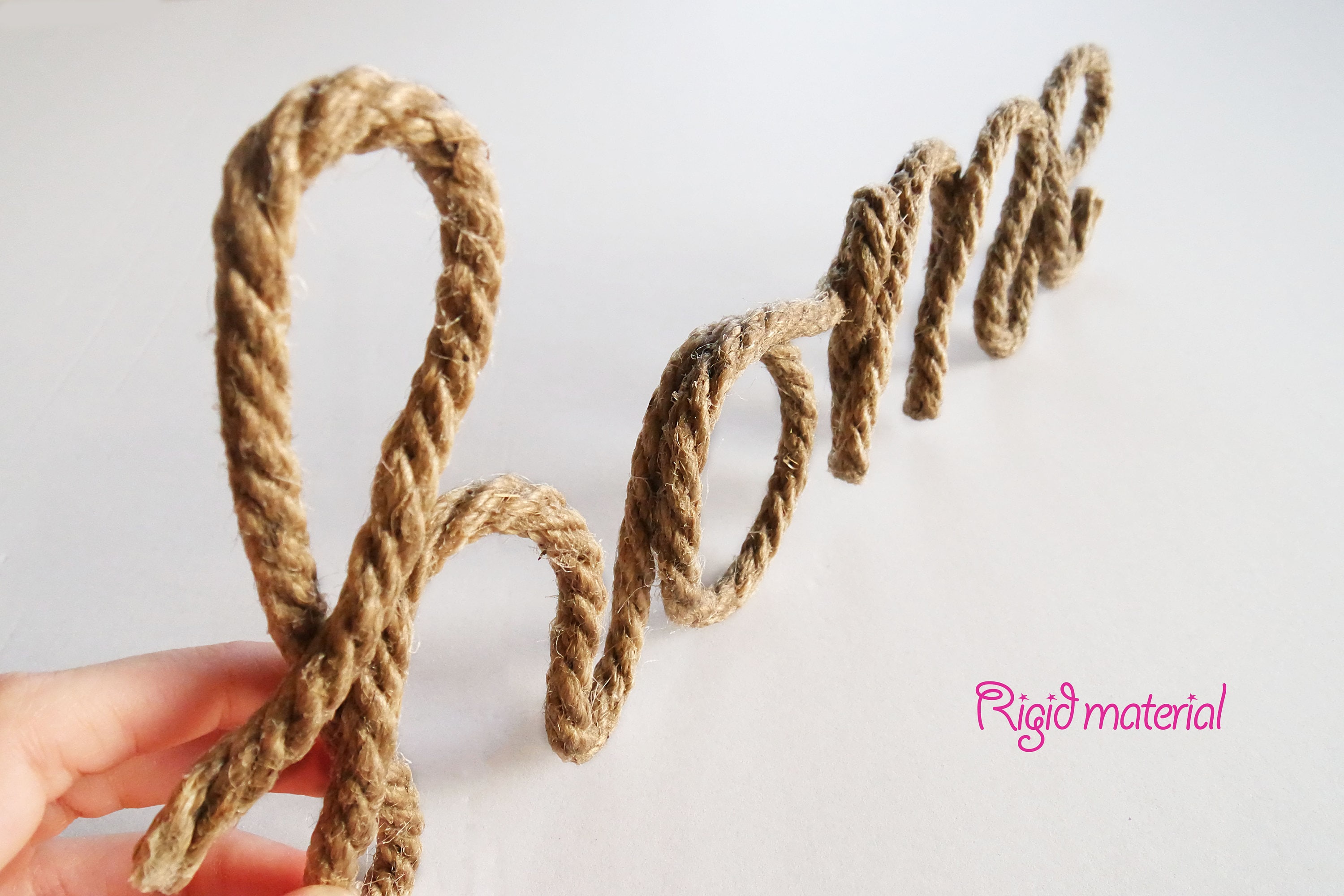 Rope Welcome Wall Sign Rustic Wall Art Housewarming Gift | Etsy