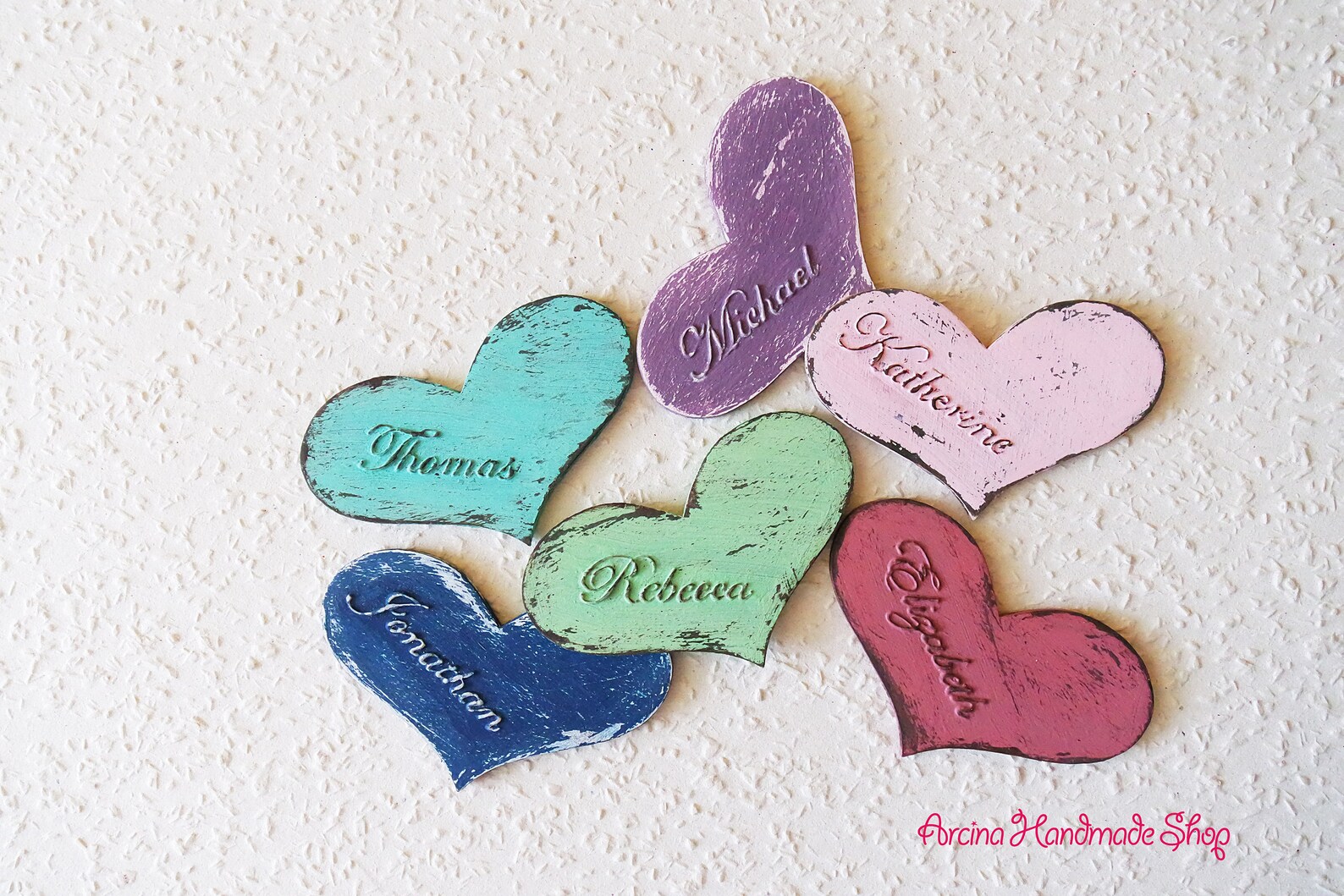 Rustic Wood Personalized Wedding Name Tag Wedding Table - Etsy