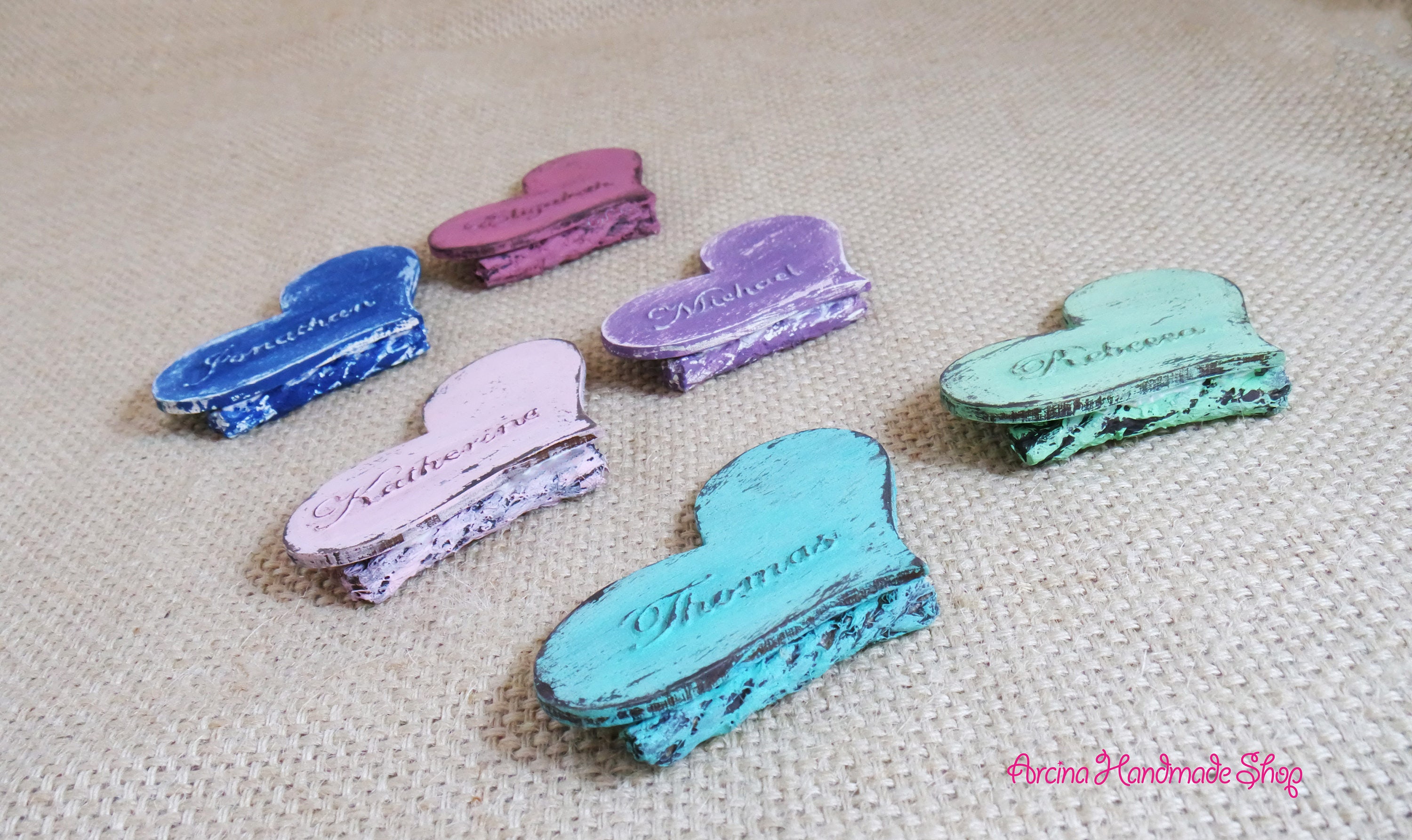 Personalized Rustic Wood Personalized Name Tags For Wedding | Etsy