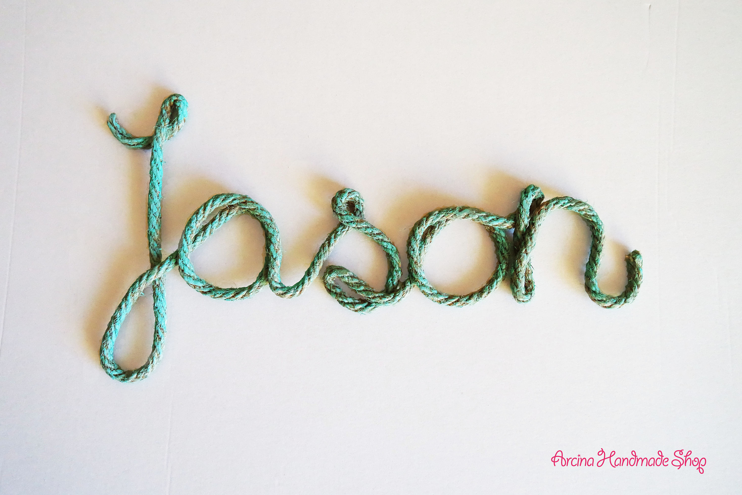 Rope Name Personalized Wall Letters Wall Decor Personalized | Etsy
