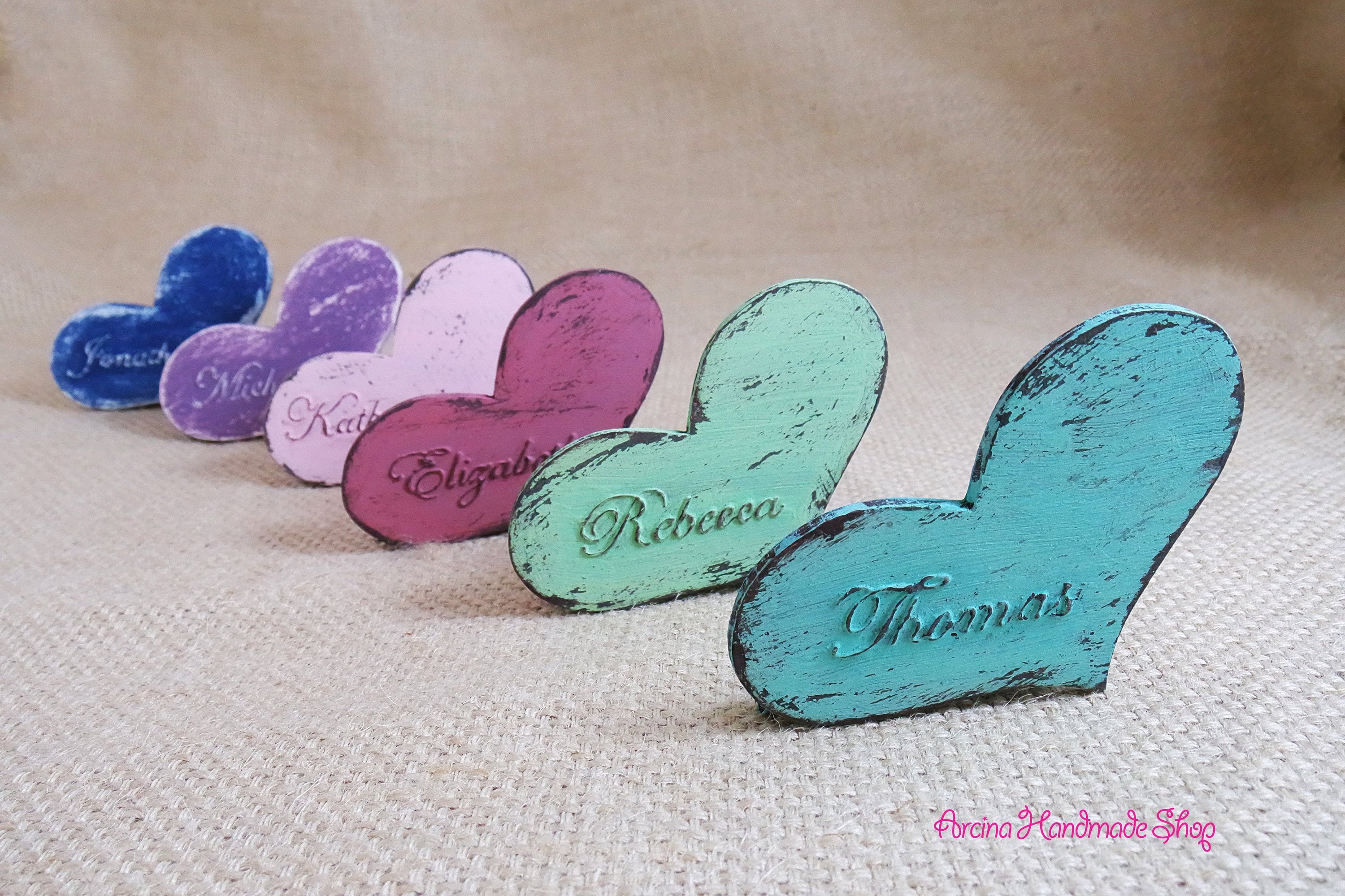 Personalized Rustic Wood Personalized Name Tags For Wedding | Etsy