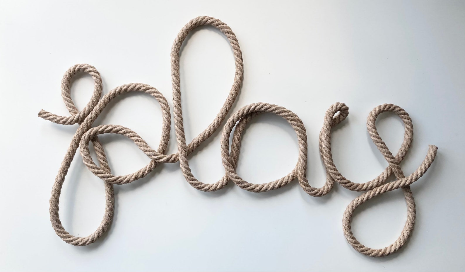 Giant Personalized Rope Wall Name for Nursery Decor, Extra Large ...