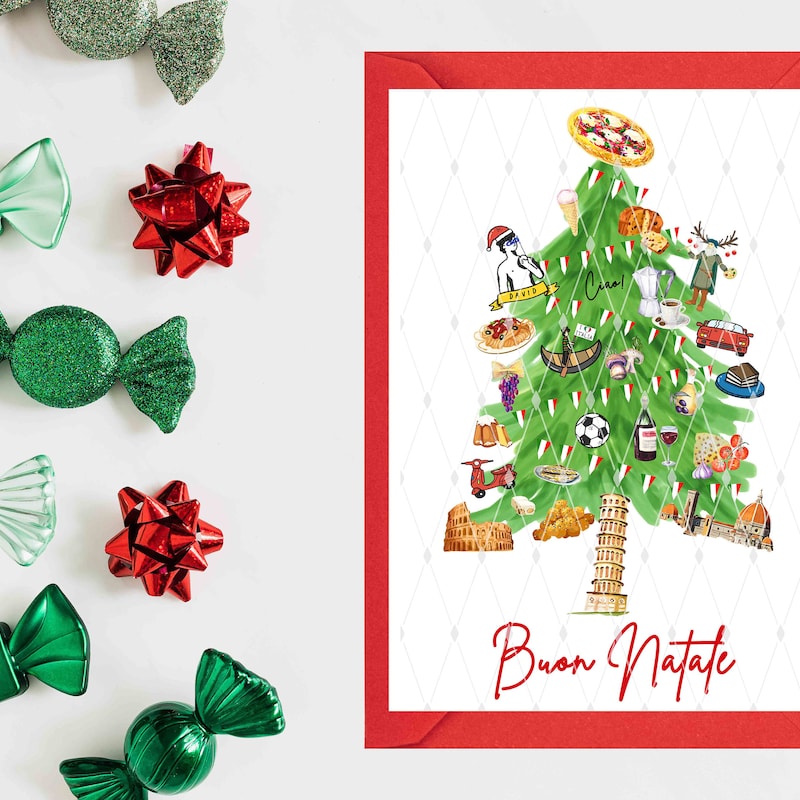 Italian Christmas Cards - Etsy