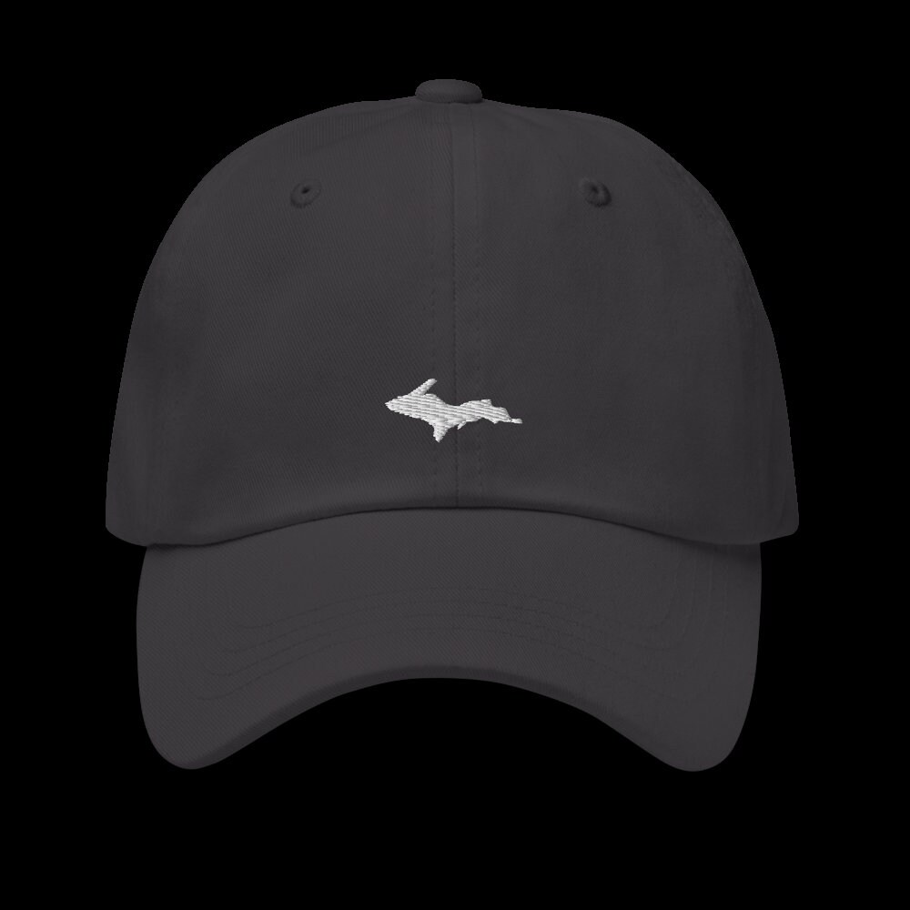 Upper Peninsula Hat in Black Dark Grey and Navy Colors With White ...