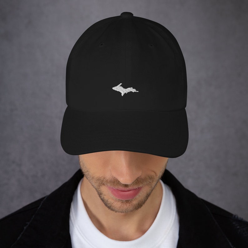 Upper Peninsula Hat: Embroidered UP Silhouette, Cotton Twill - Etsy