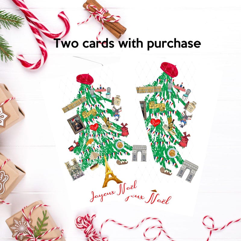 Joyeux Noel Card - Etsy