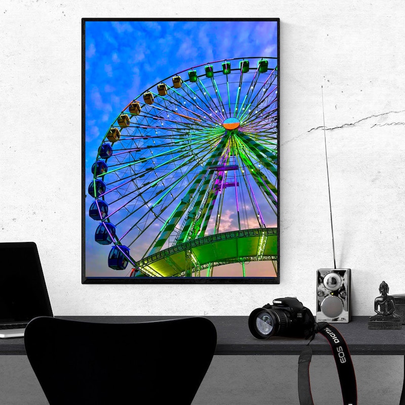 Ferris Wheel Art - Etsy