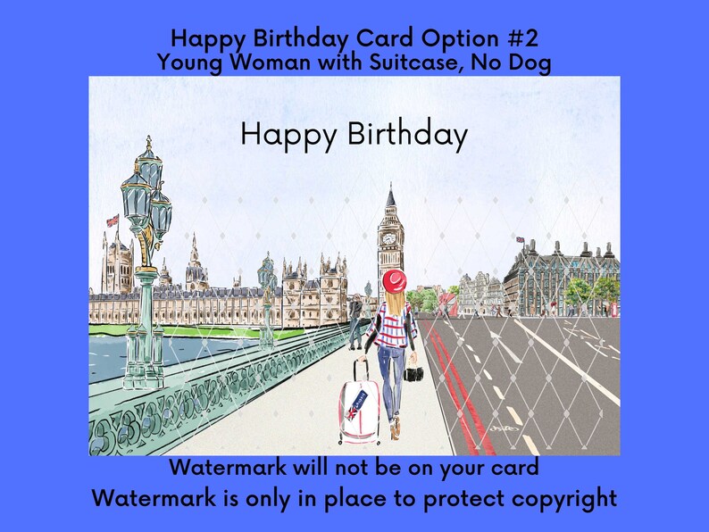 British Happy Birthday Card UK Birthday Card for Her Big - Etsy