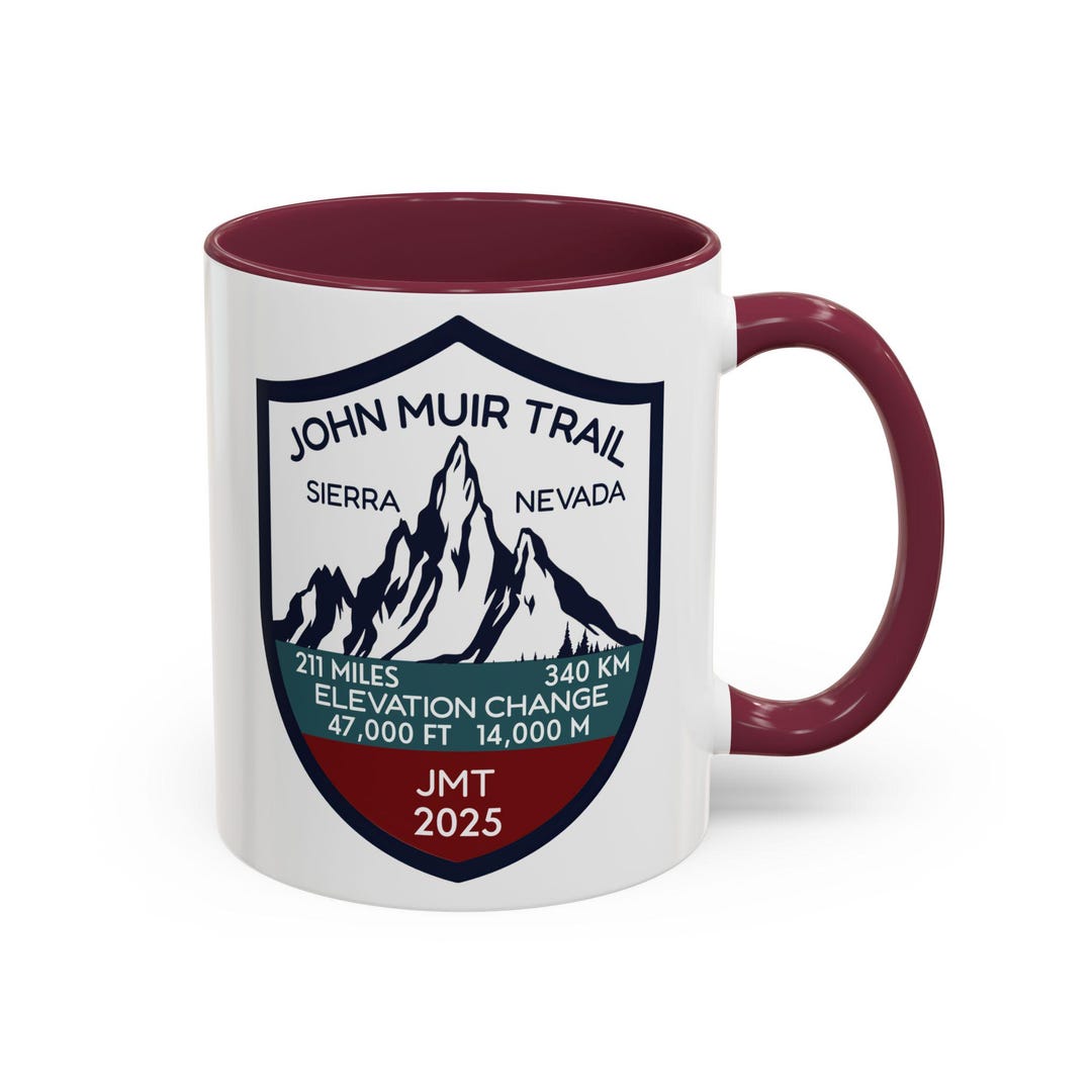 John Muir Trail Coffee Mug JMT 2025, Souvenir for Hiker, Adventure Mug, Outdoorsy Cup, Hiking ...