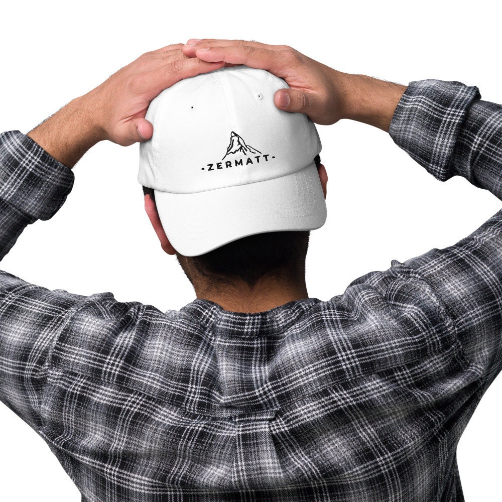 Embroidered Matterhorn Hat: Swiss Alps Zermatt Baseball Cap - Etsy