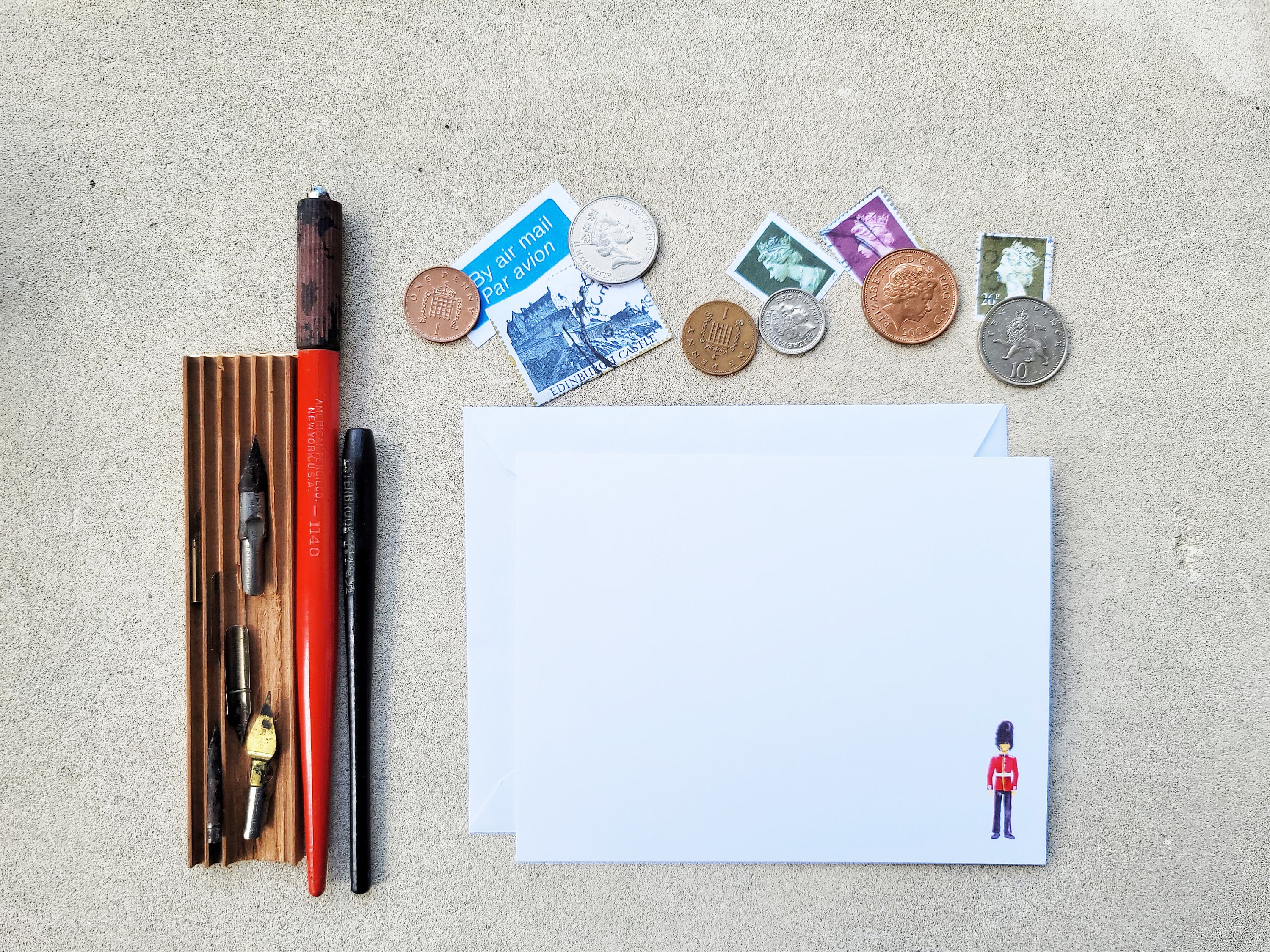 British Royal Grenadier Soldier 10 Correspondence Note Cards British ...