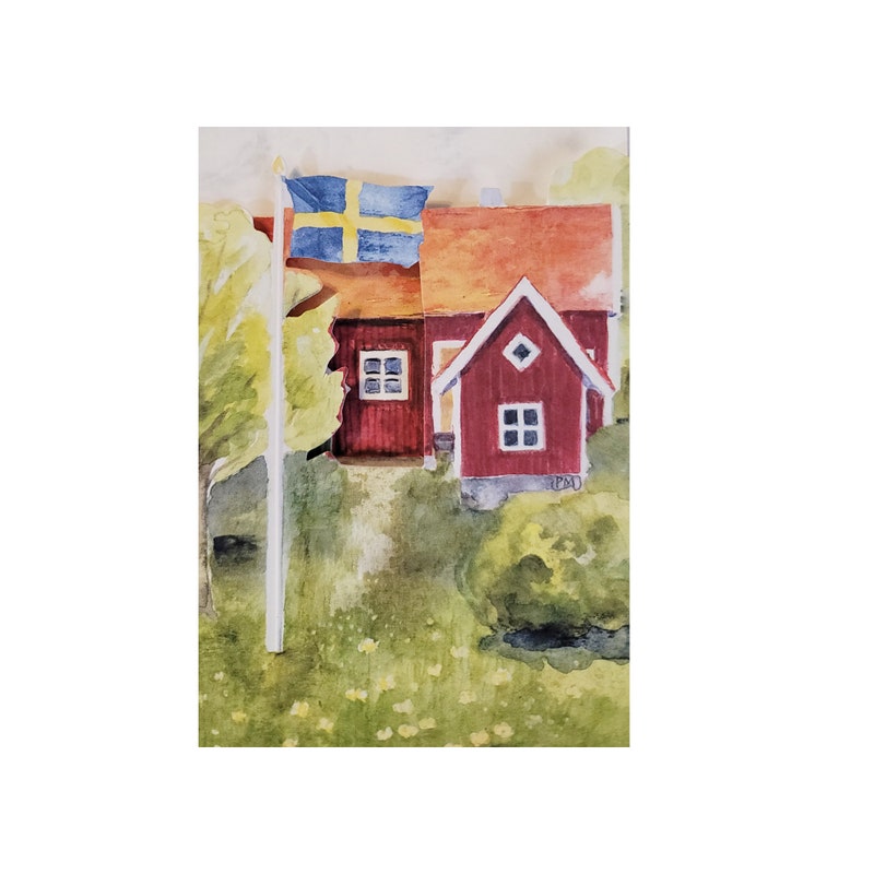 Swedish New Year Cards - Etsy