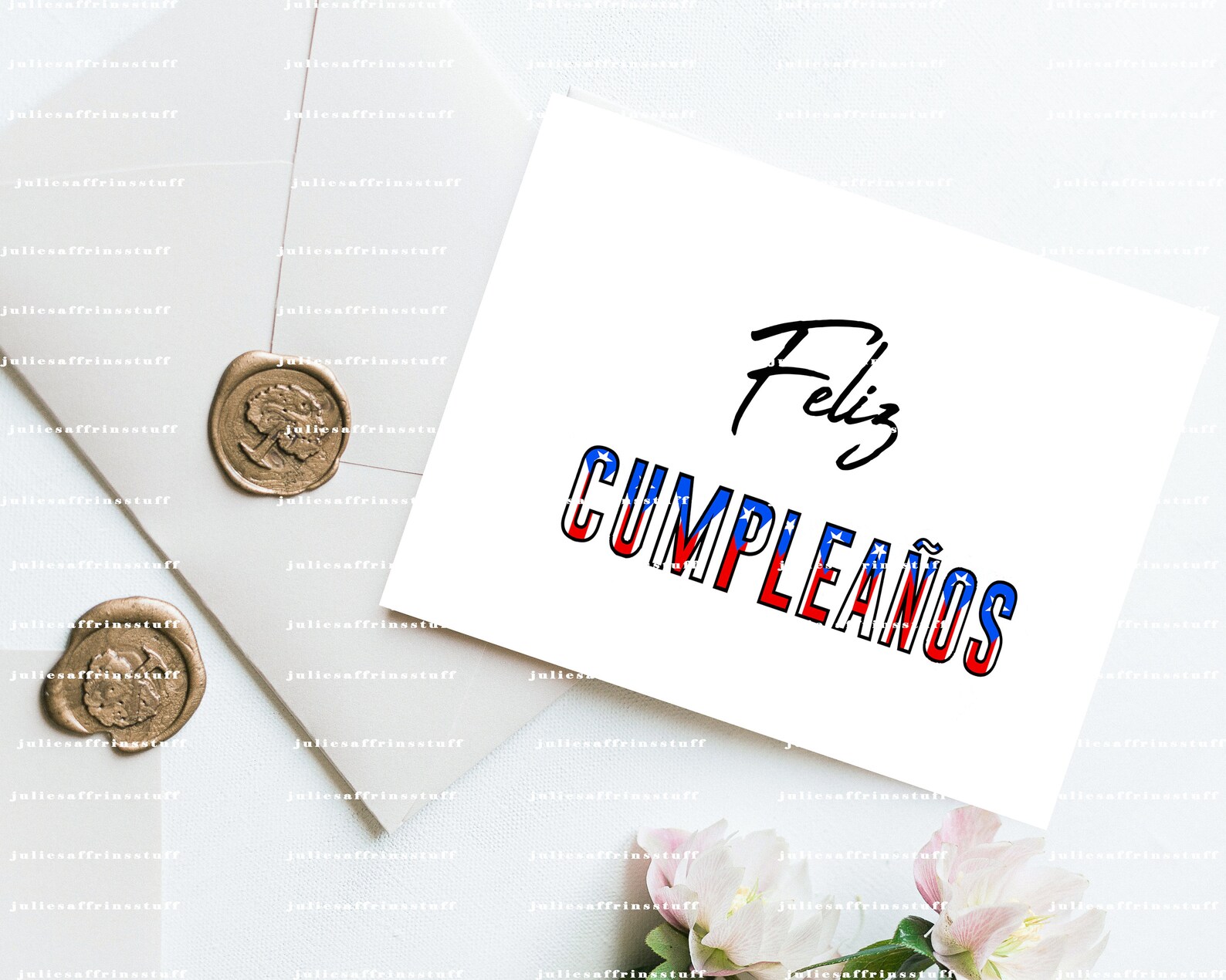 Puerto Rico Flag Feliz Cumpleanos Happy Birthday Card - Etsy Australia