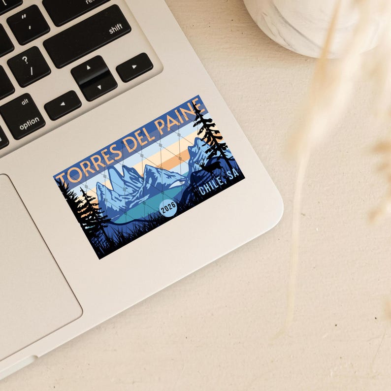 Torres Del Paine National Park 2026 Waterproof Vinyl Sticker, UV ...