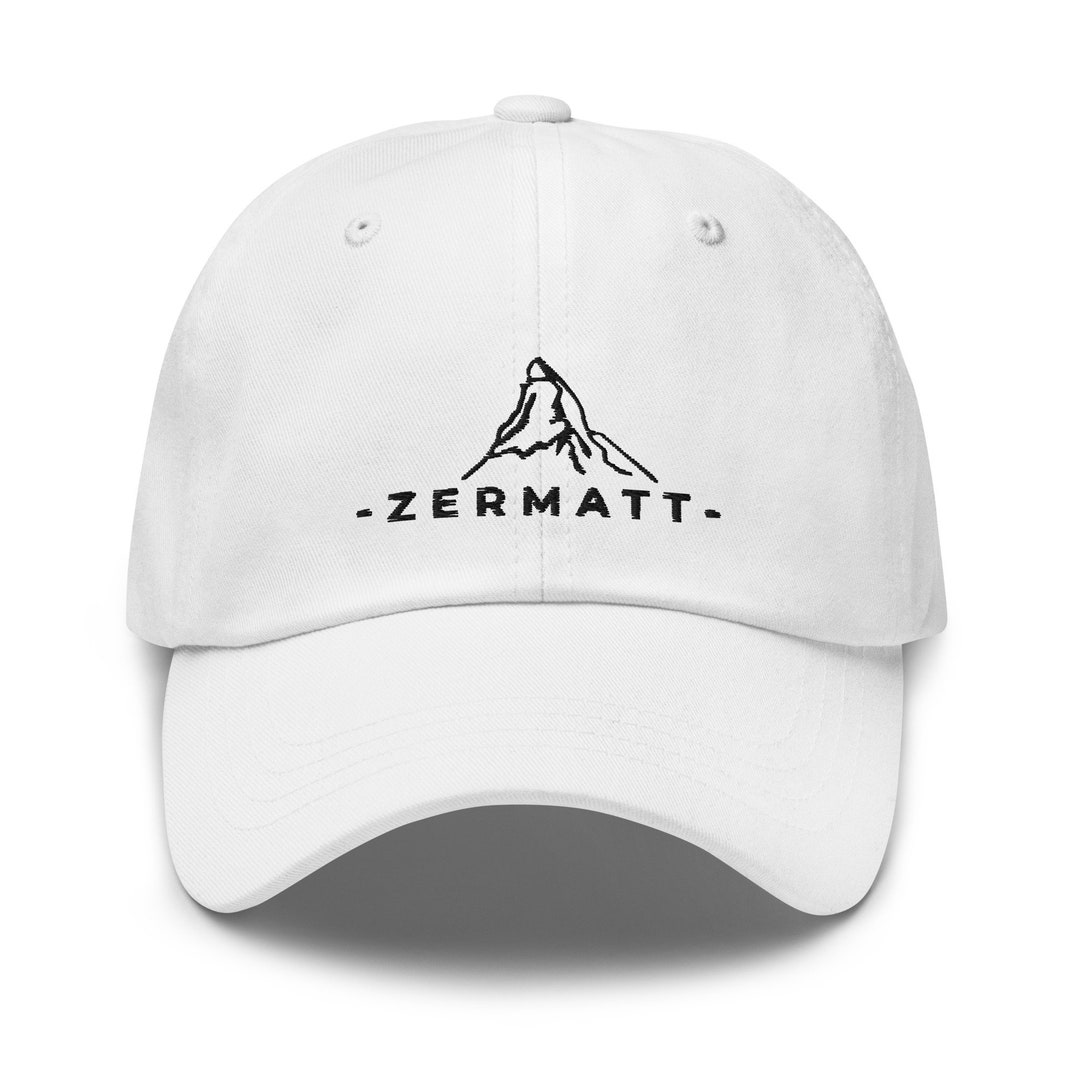 Embroidered Matterhorn Hat: Swiss Alps Zermatt Baseball Cap - Etsy